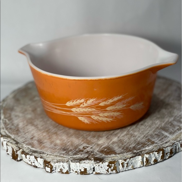 Pyrex | Dining | Vintage Pyrex Autumn Harvest Orange Wheat 474b | Poshmark
